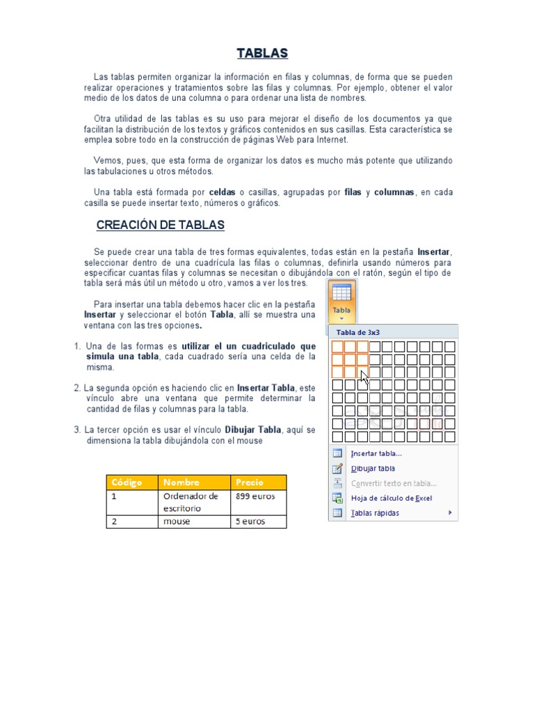 TABLAS | PDF