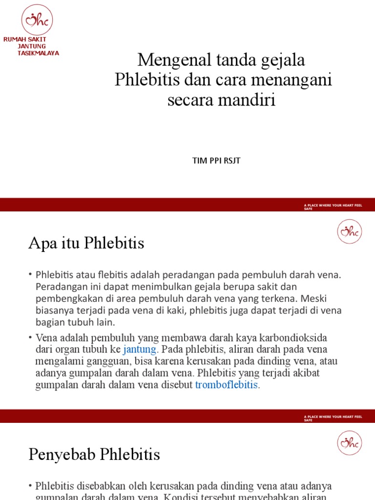 Gejala dan Penanganan Phlebitis | PDF