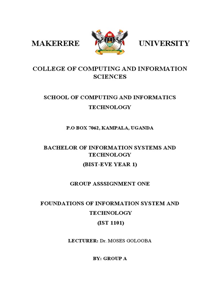 Foundations of Information Systems and Technology-Assignment-1A | PDF | Medical Diagnosis | System