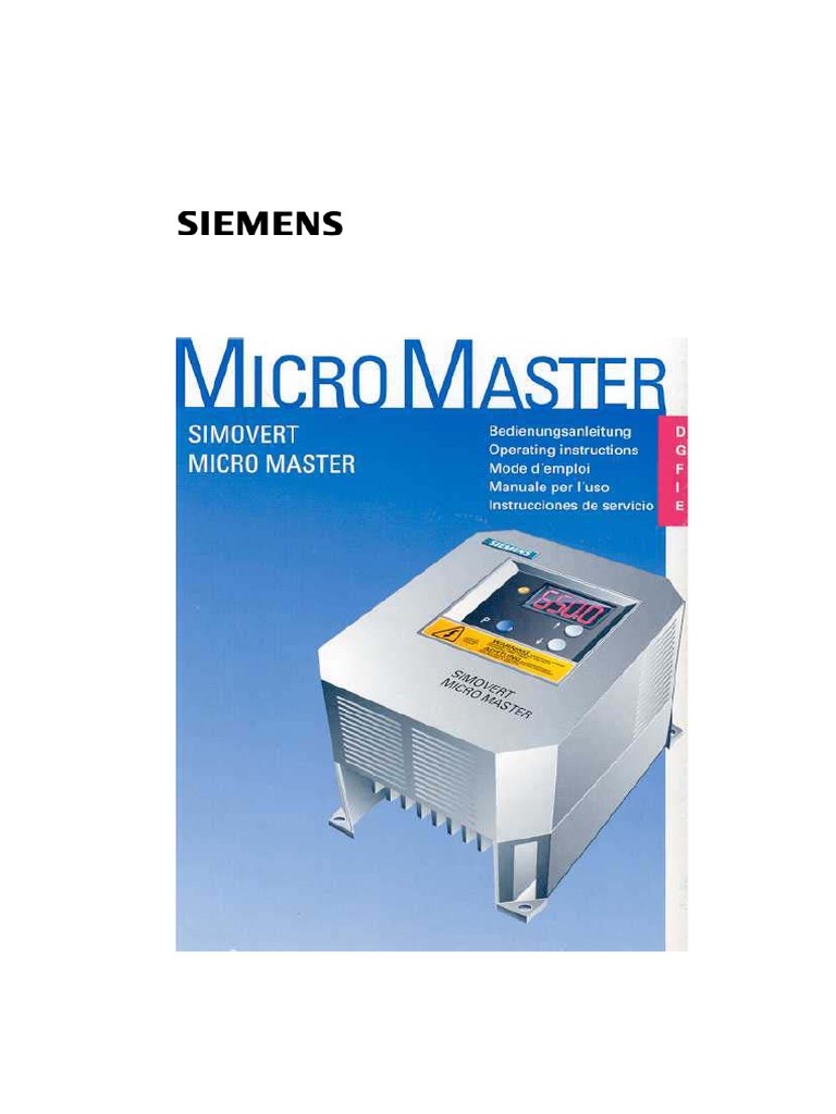 6SE30 MM1 DTR en | PDF