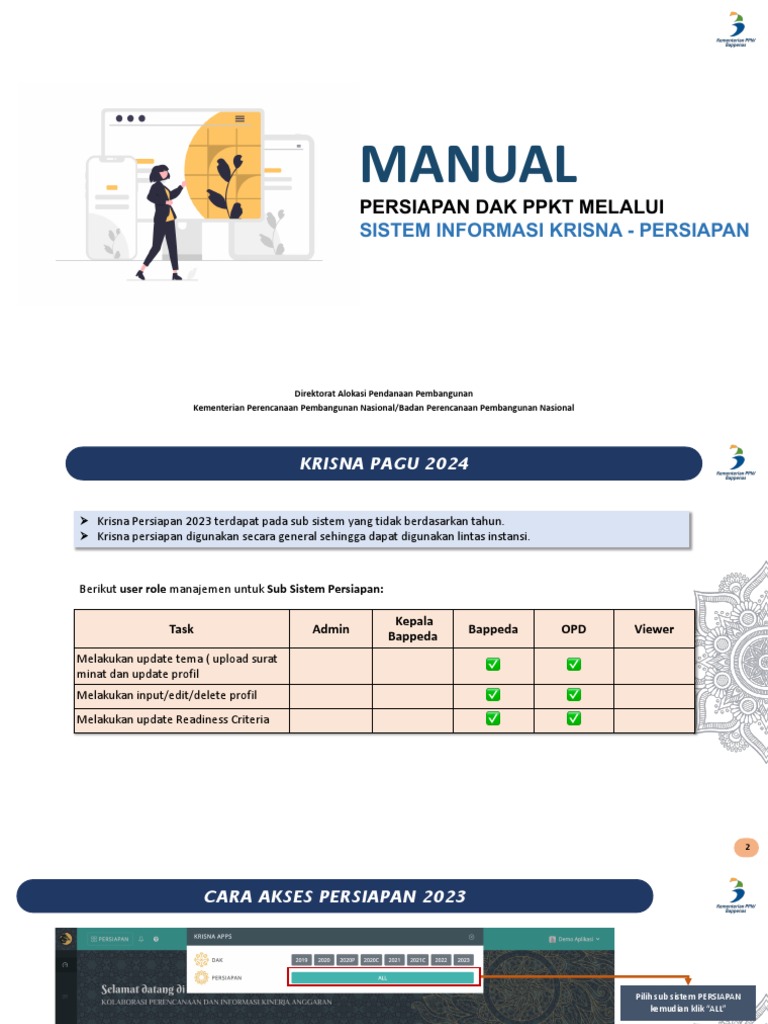 Manual Krisna Persiapan - Daerah PDF | PDF