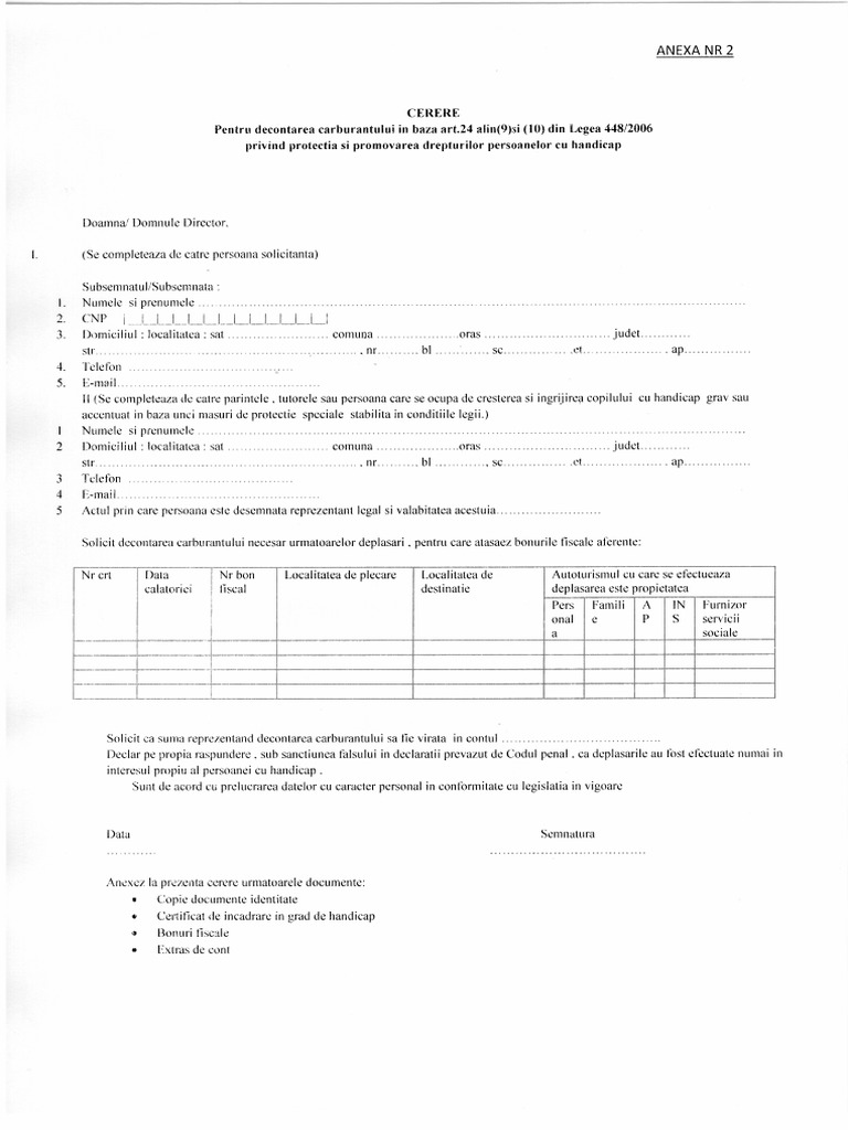 Cerere Carburant | PDF