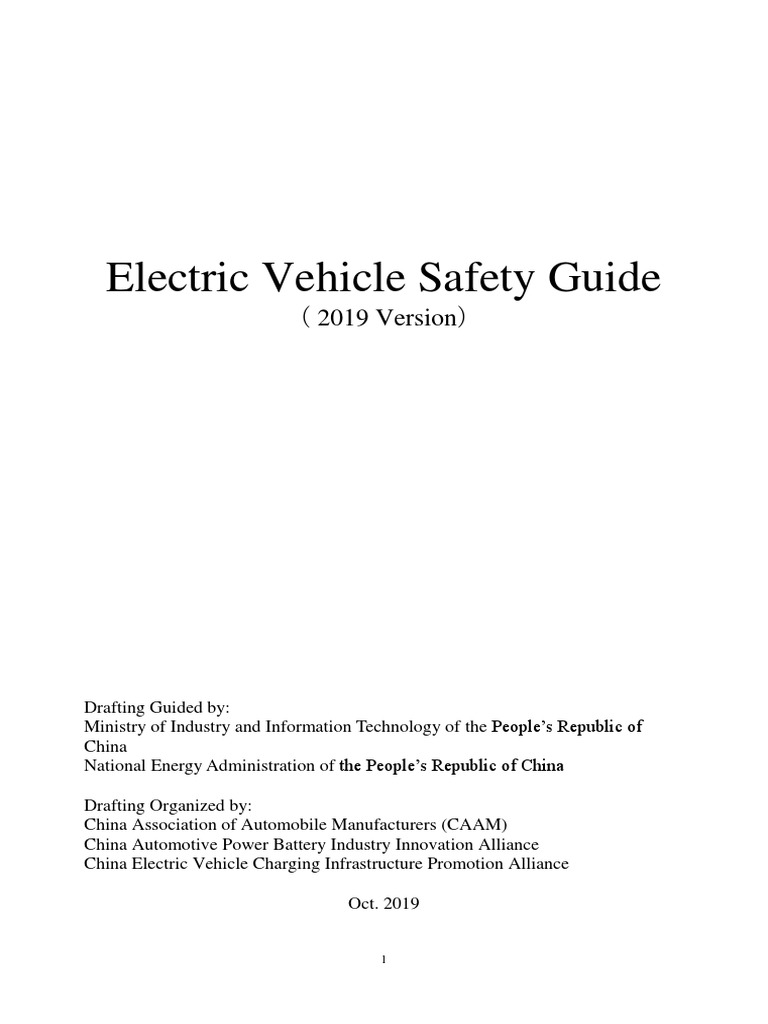 Electrical Vehicule Safety Guide | PDF | High Voltage | Capacitor