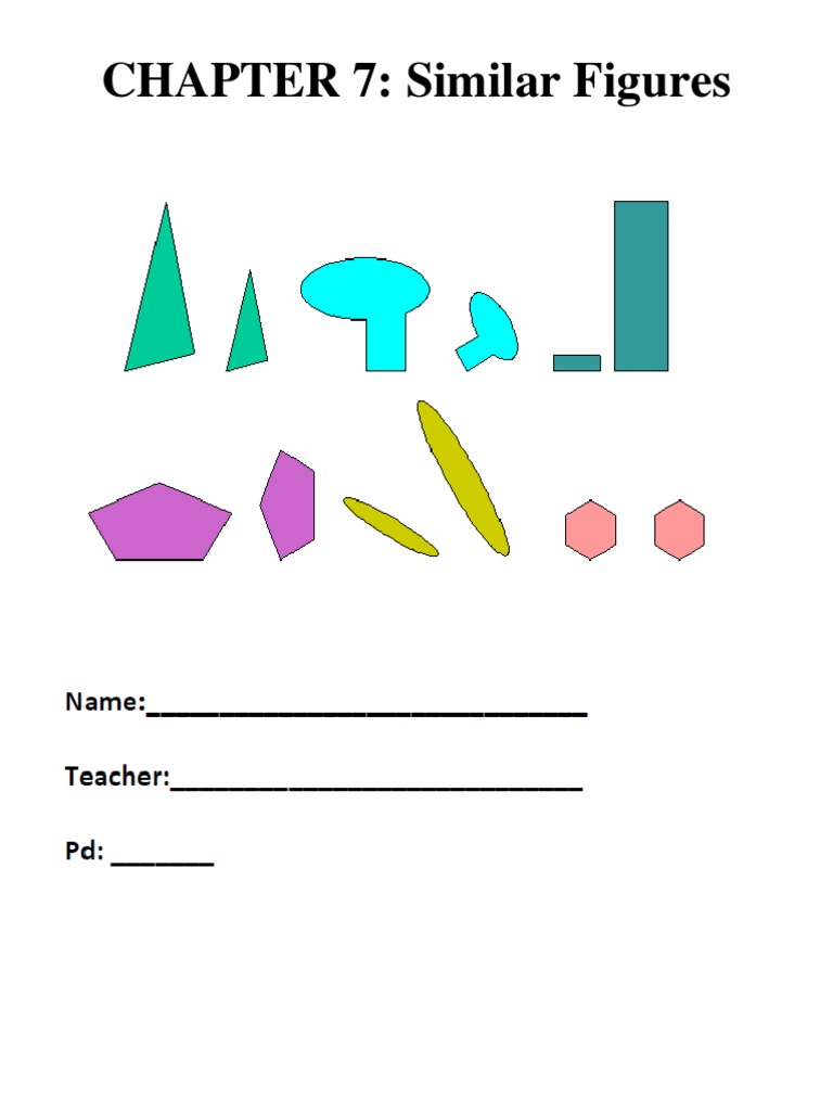 Similar Triangles Packet 2012.pdf | PDF | Mathematics | Geometry
