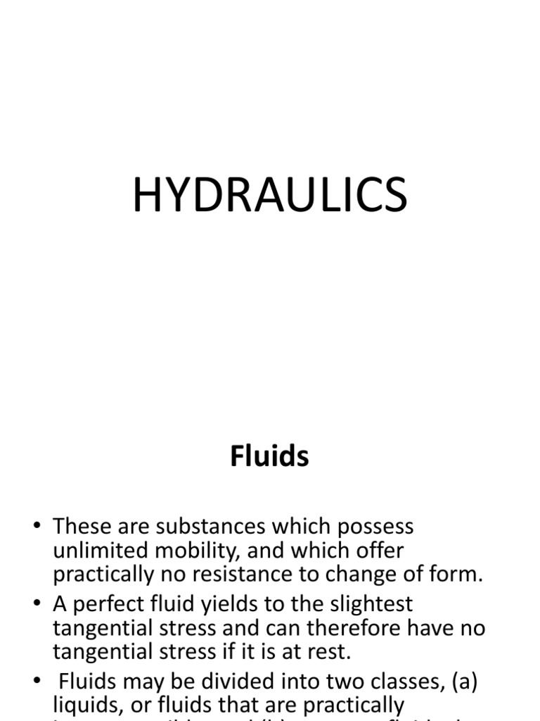 Hydraulics | PDF | Fluid Dynamics | Turbulence