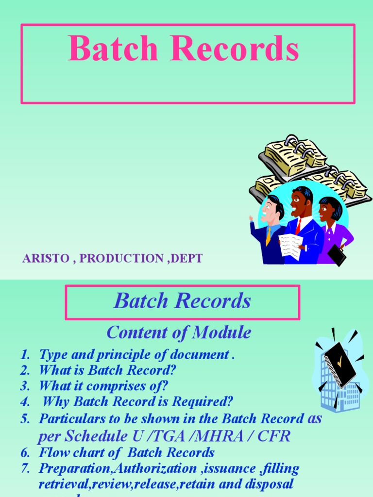 Batch Records Hando | PDF | Documentation | Business Process