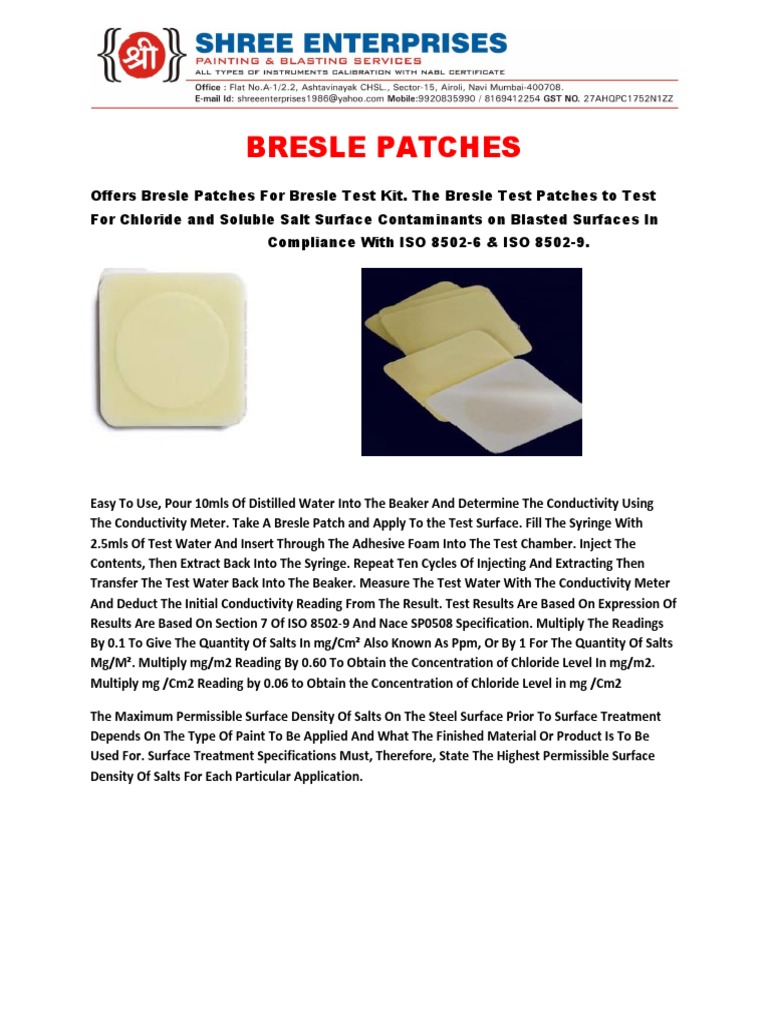 Bresle Patches | PDF