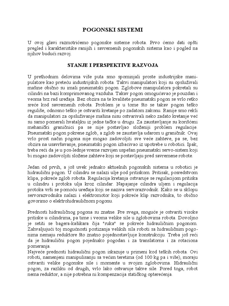 Pogonski Sistemi | PDF