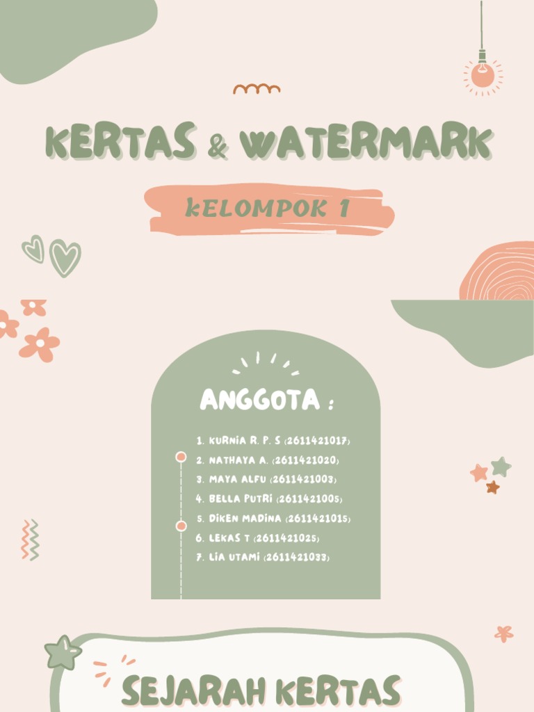 Kertas Dan Watermark Pada Manuskrip Jawa | PDF