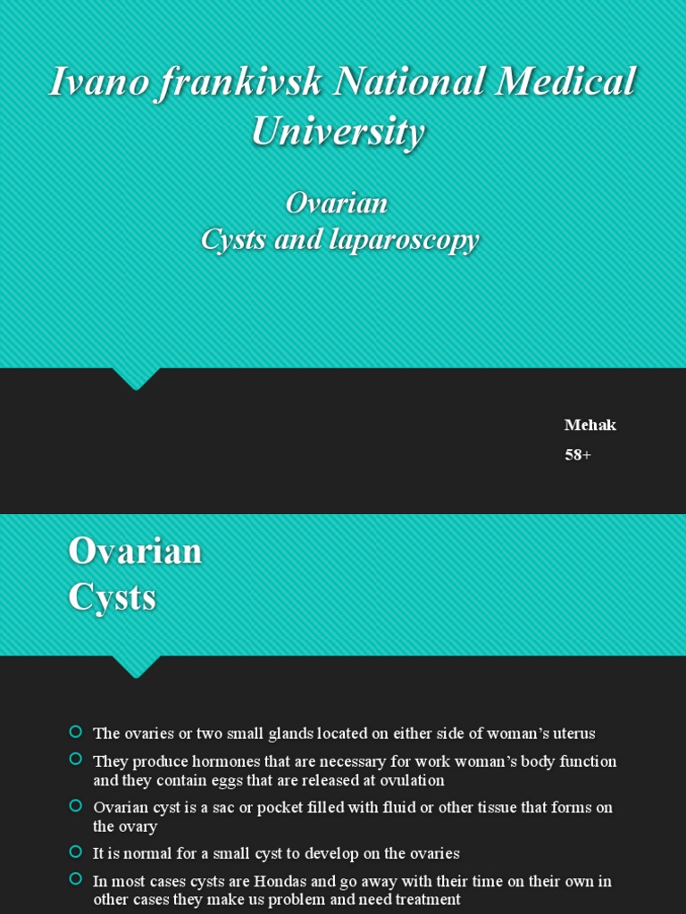 Ovarian Cysts | PDF | Ovary | Menstrual Cycle