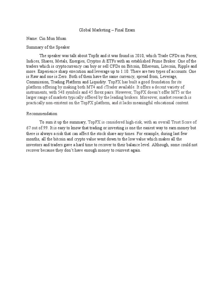 Global Marketing Final Exam | PDF