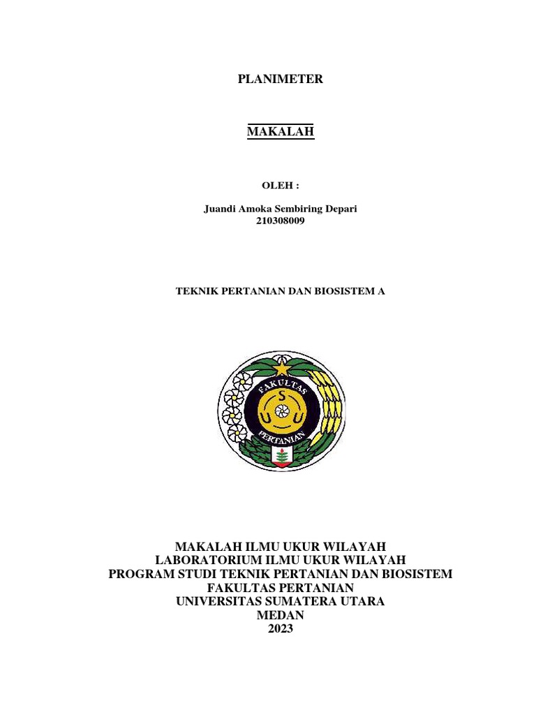 Fungsi dan Jenis Planimeter dalam Ukur | PDF | Komputer | Teknologi ...