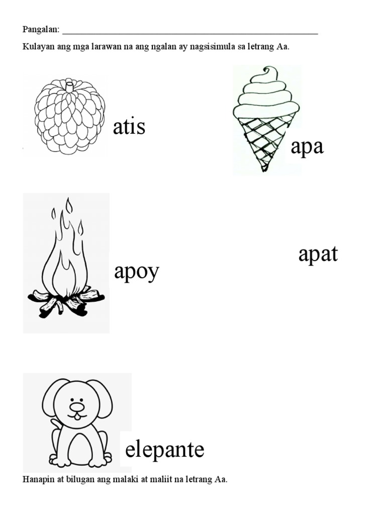 Alphabet Activity | PDF