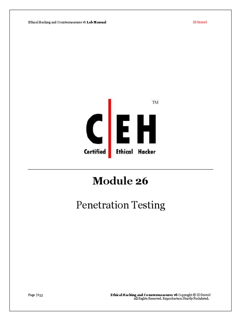 Ethical Hacking And Countermeasures V6 L Pdf Pdf