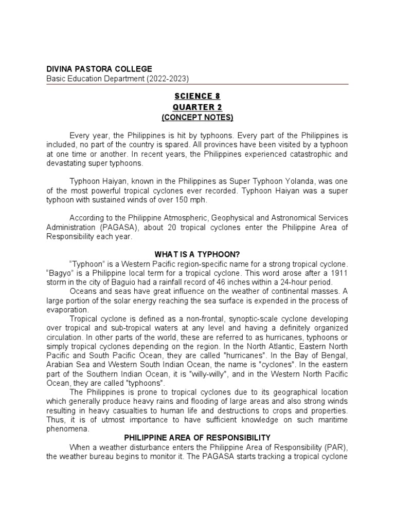 SCIENCE-8-REVIEWER-SECOND-QUARTER.docx | PDF | Meteoroid | Comet