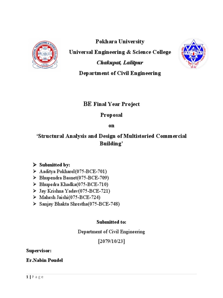 Pokhara University Universal Engineering & Science College Department ...