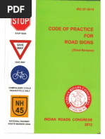 IRC 67-2022-Code of Practice For Road Signs | PDF