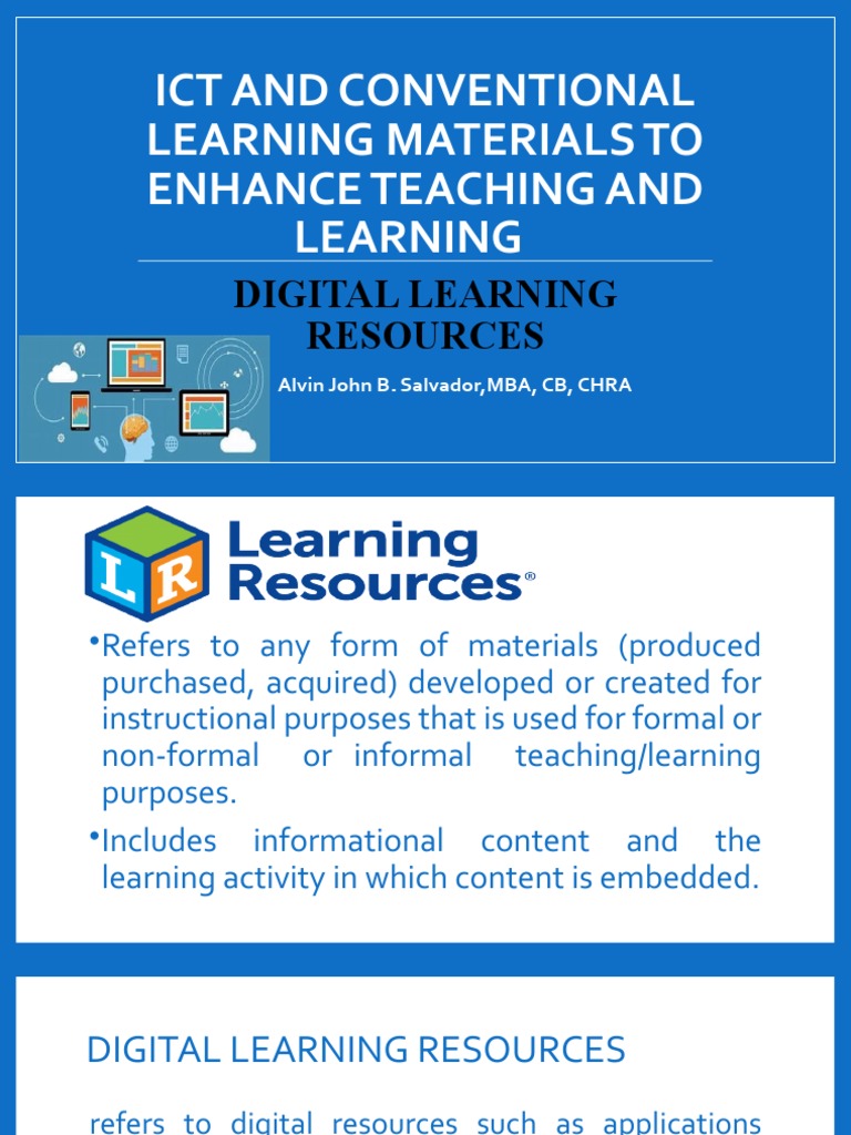 Digital Learning Resource | Download Free PDF | Microsoft Word | Software