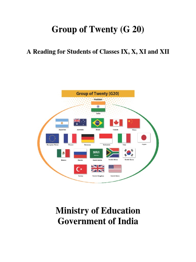 Group of Twenty (G 20) : A Reading For Students of Classes IX, X, XI ...