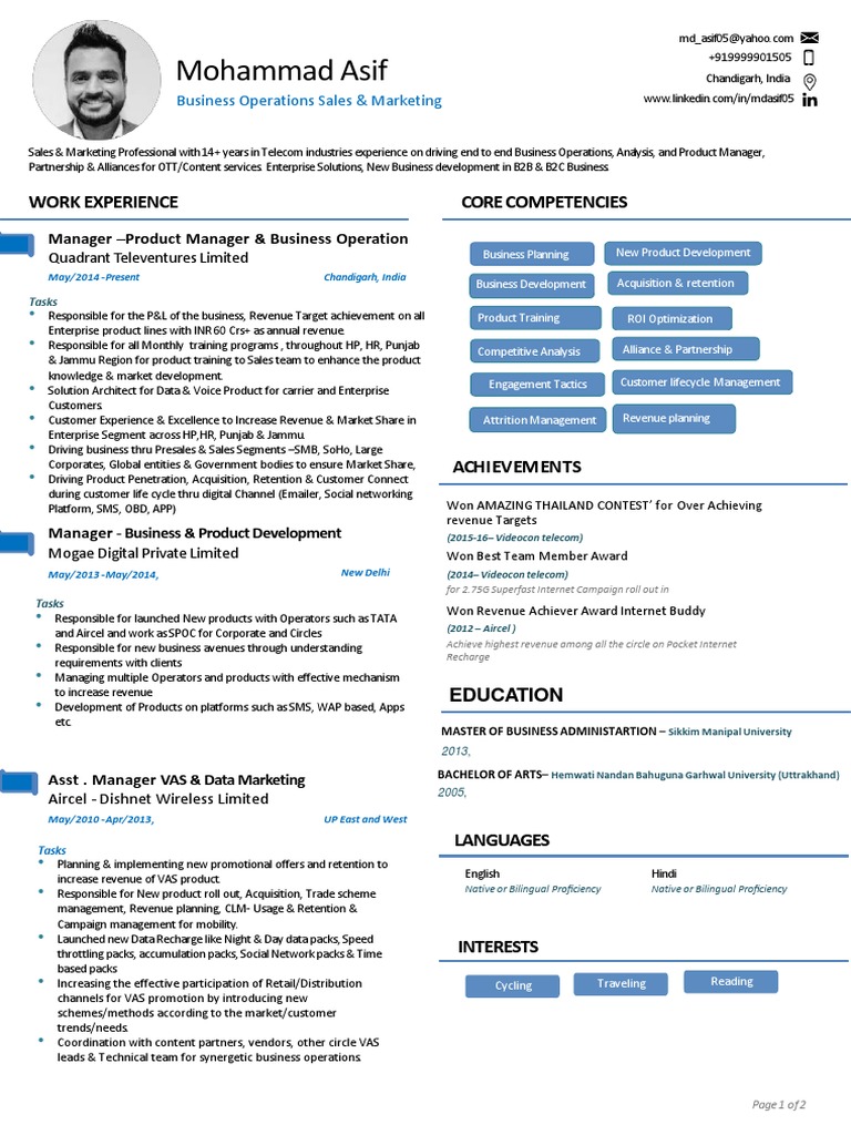 MD Asif Resume PDF | PDF