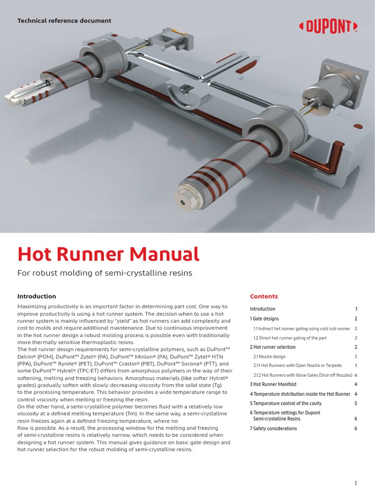 DuPont Hot Runner Manual | Download Free PDF | Heat Transfer | Heat