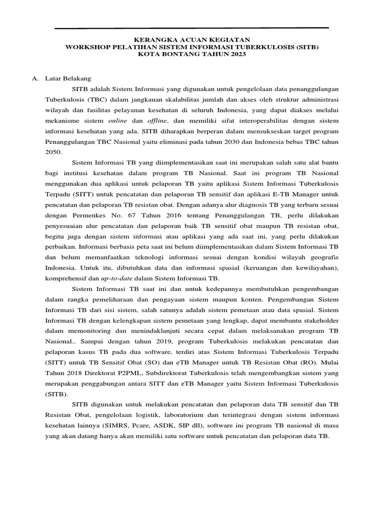 Tor Workshop Sitb PDF | PDF