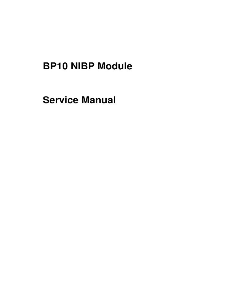 H 046 011618 00 BP10 Service Manual FDA 3.0 | PDF | Rechargeable Battery | Blood Pressure