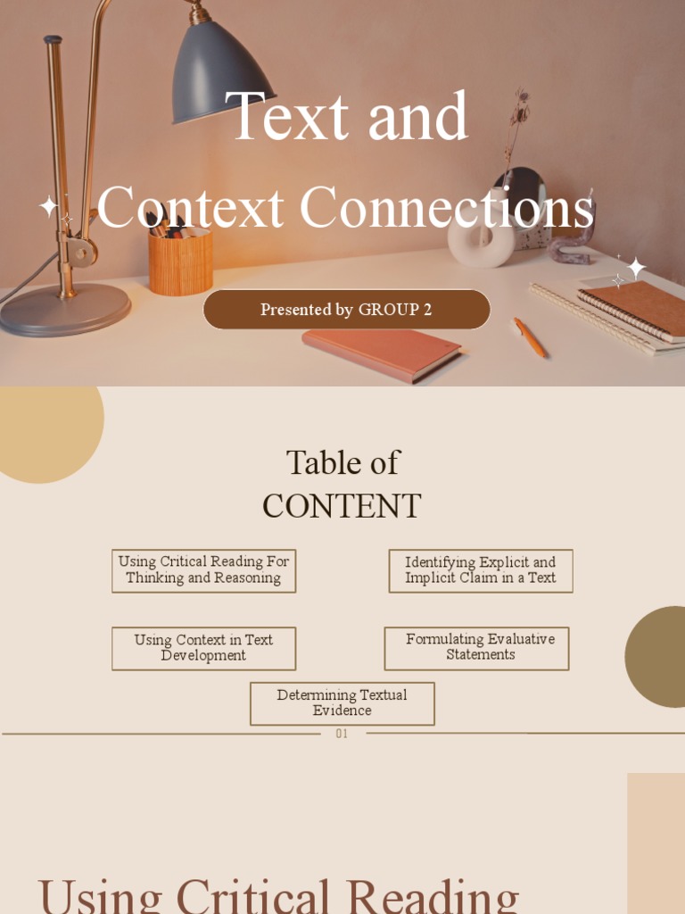 Text and Context Connections Group 2 Aristotle | PDF | Attitude (Psychology) | Intertextuality