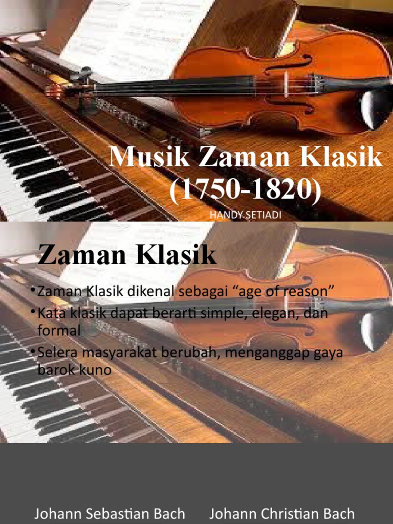 Musik Zaman Klasik NV | PDF