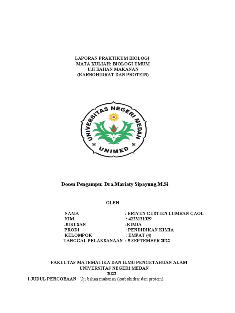 Laporan Praktikum Biologi Kel 4 | PDF