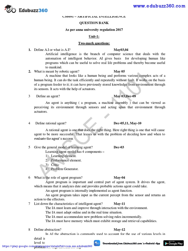 CS8691 QB 001 Edubuzz360 PDF | PDF | Applied Mathematics | Theoretical ... CS8691 QB 001 Edubuzz360 PDF | PDF | Applied Mathematics | Theoretical ...