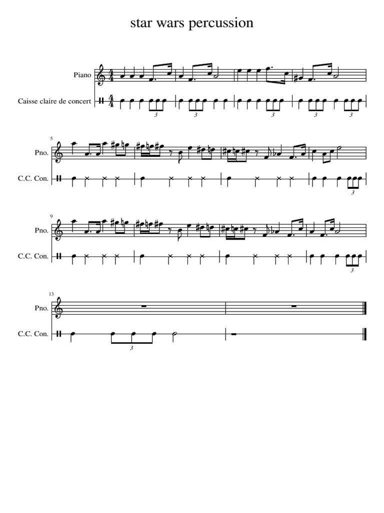Percussion dans Star Wars | PDF