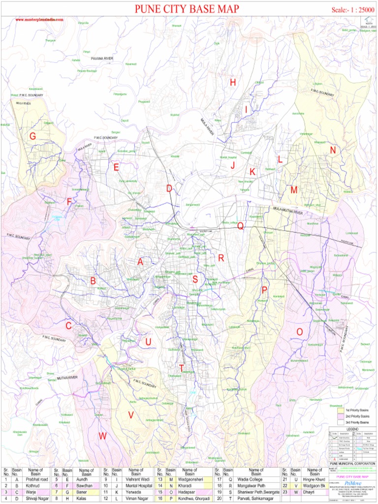 Pune City Final Base Map PDF | PDF