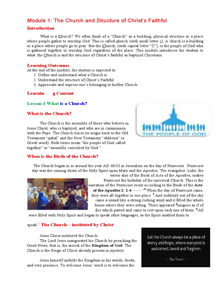 The Structure and Origins of Christ's Church: An Introduction to ...