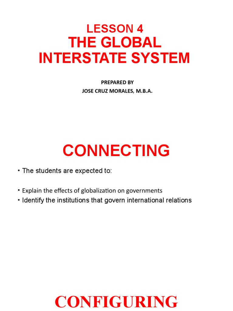 1 TCWD Week 4 Share Global Interstate System | PDF | Sovereignty ...