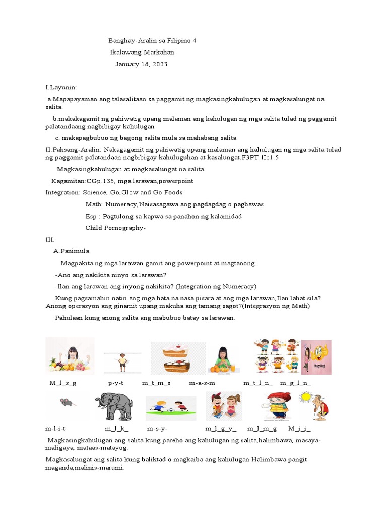 COT Second Grading 2023 | PDF