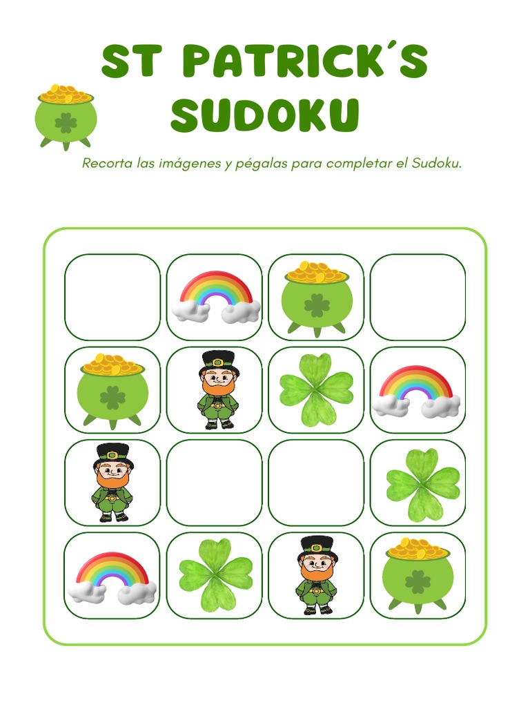ST Patrick S Sudoku | PDF