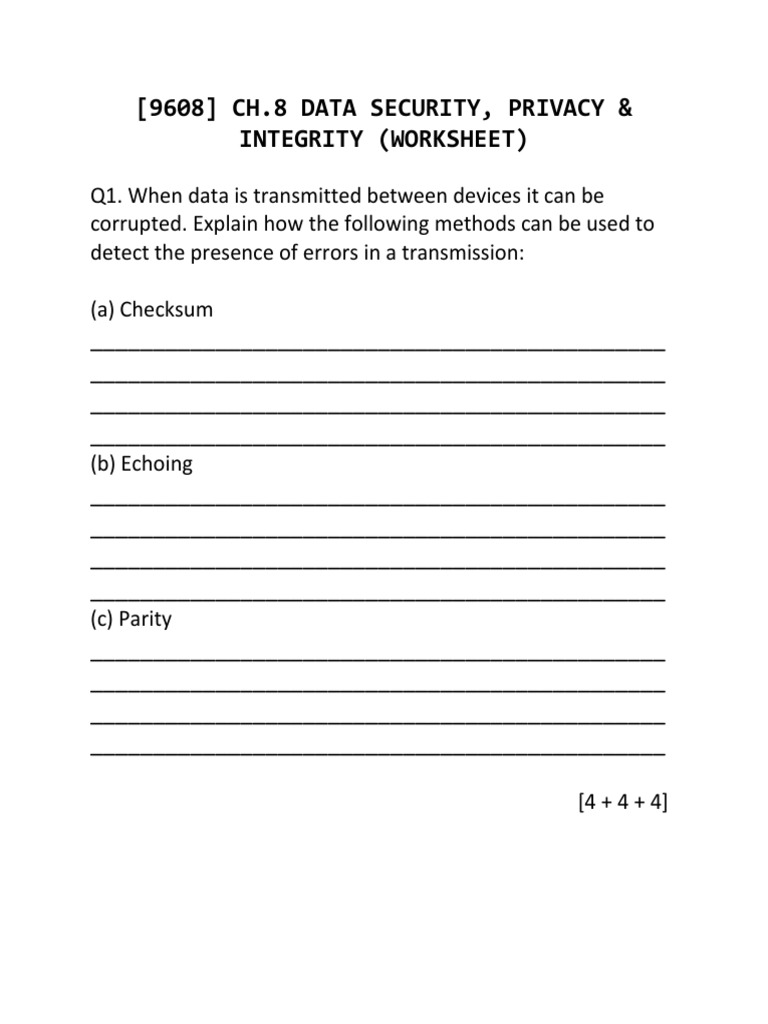 Ch 8 Worksheet Pdf