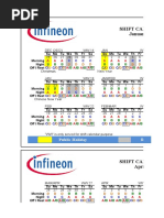 Shift Work Calendar 2024 | PDF