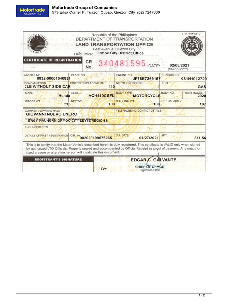 Orcr ENERO PDF | PDF