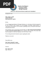 Barangay Resolution On Reprogramming | PDF | Government