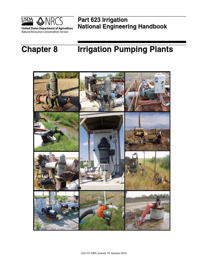 Chapter 8 Irrigation Pumping Plants PDF | PDF | Pump | Valve