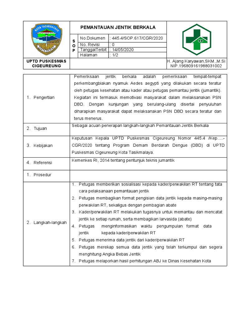Sop - Jumantik | PDF