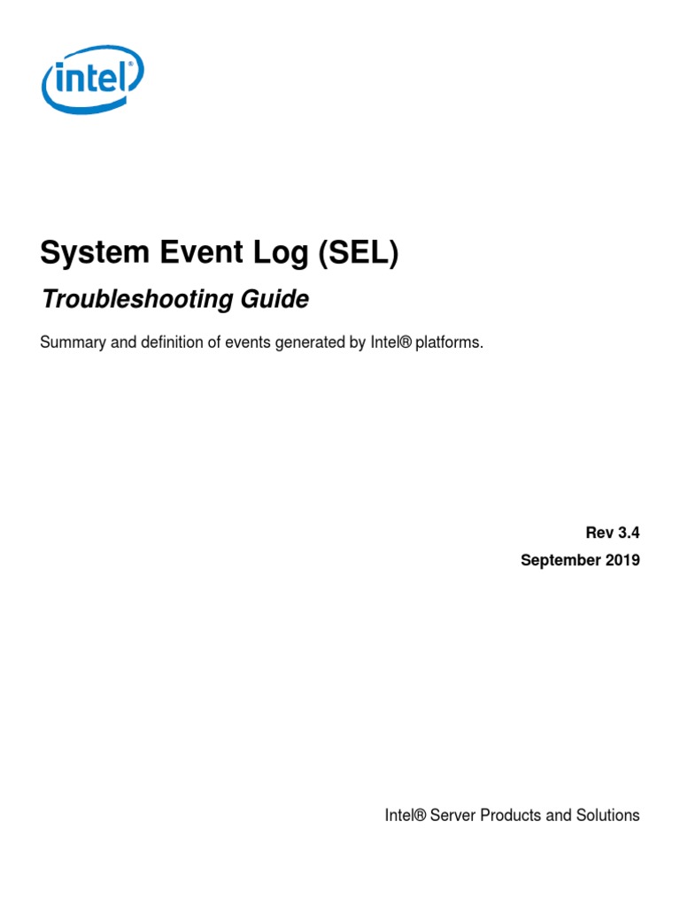 SEL TroubleshootingGuide PDF | PDF | Computer Engineering | Software