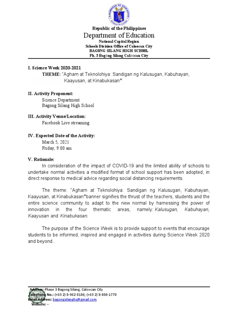 Proposal (Science) | PDF