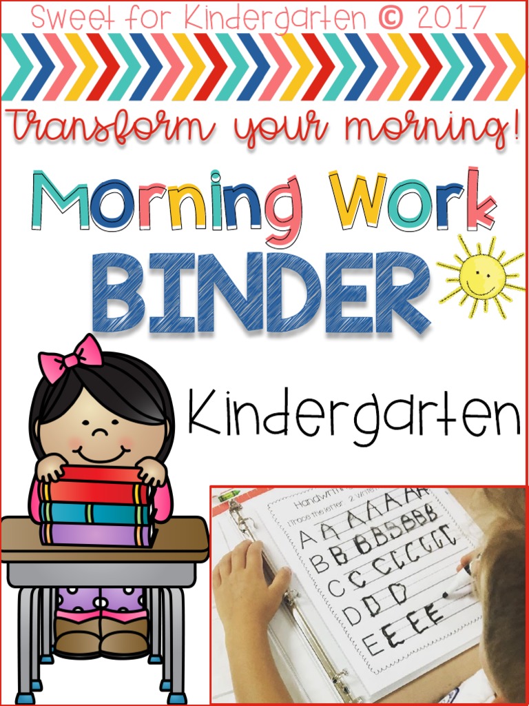 KindergartenMorningWorkBinder PDF | PDF | Bookbinding | Linguistics