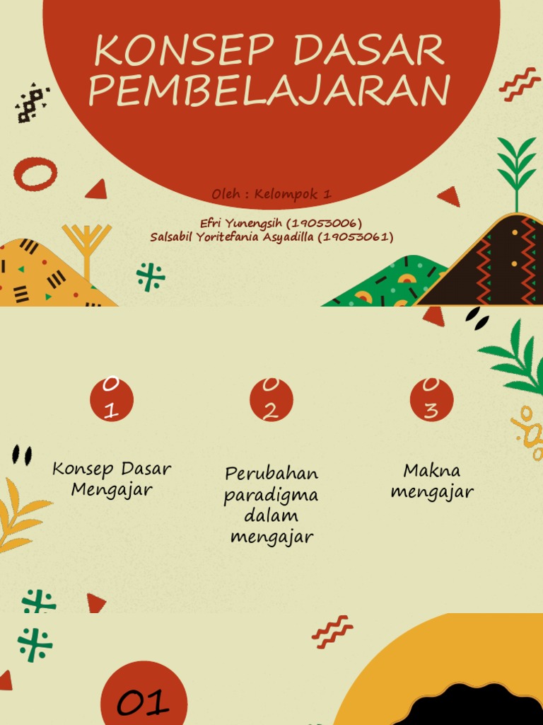 Konsep Dasar dan Paradigma Mengajar | PDF