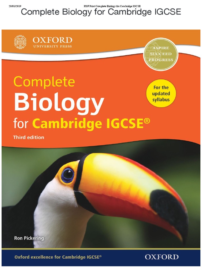 Complete Biology IGCSE PDF Guide | PDF | Educational Organizations ...