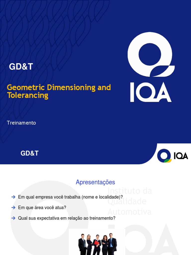 Treinamento em GD&T: Conceitos e Práticas | PDF | Engenharia | Comunicação
