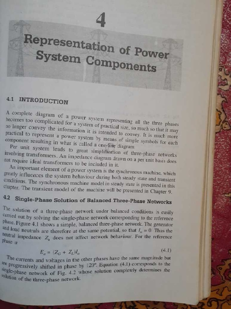 Representation of Power Systems | PDF